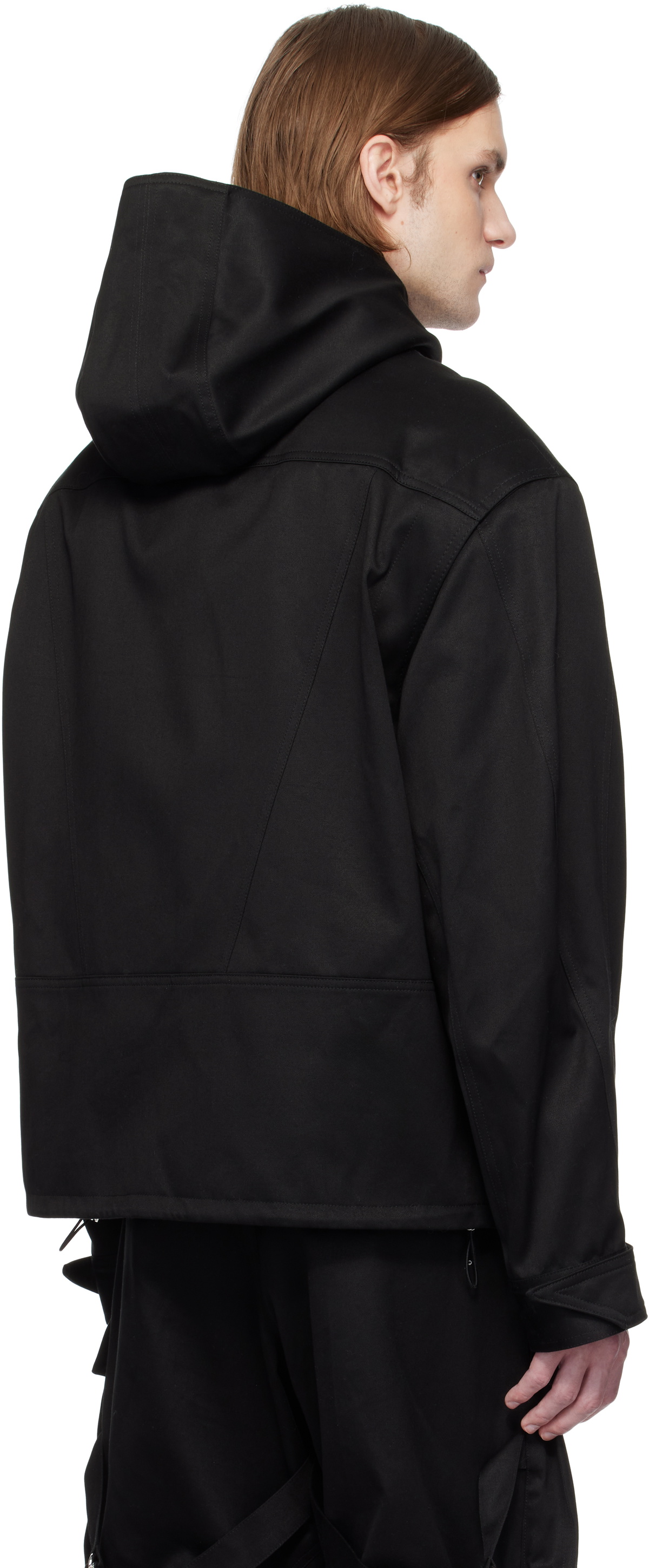 Mugler Black Cargo Jacket Mugler
