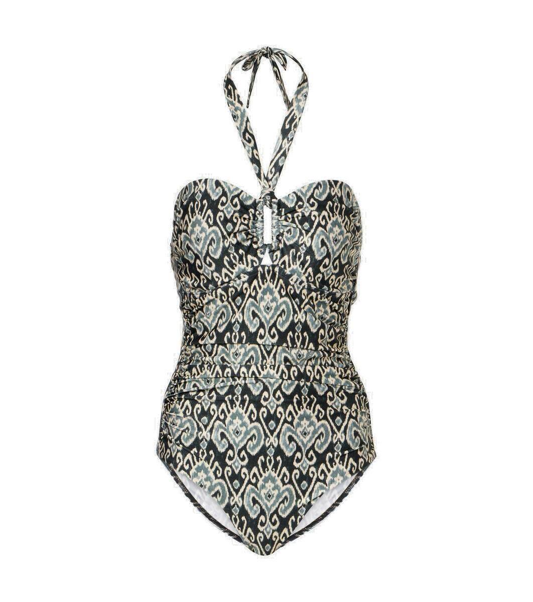 Zimmermann Wylie Wide Link printed swimsuit Zimmermann