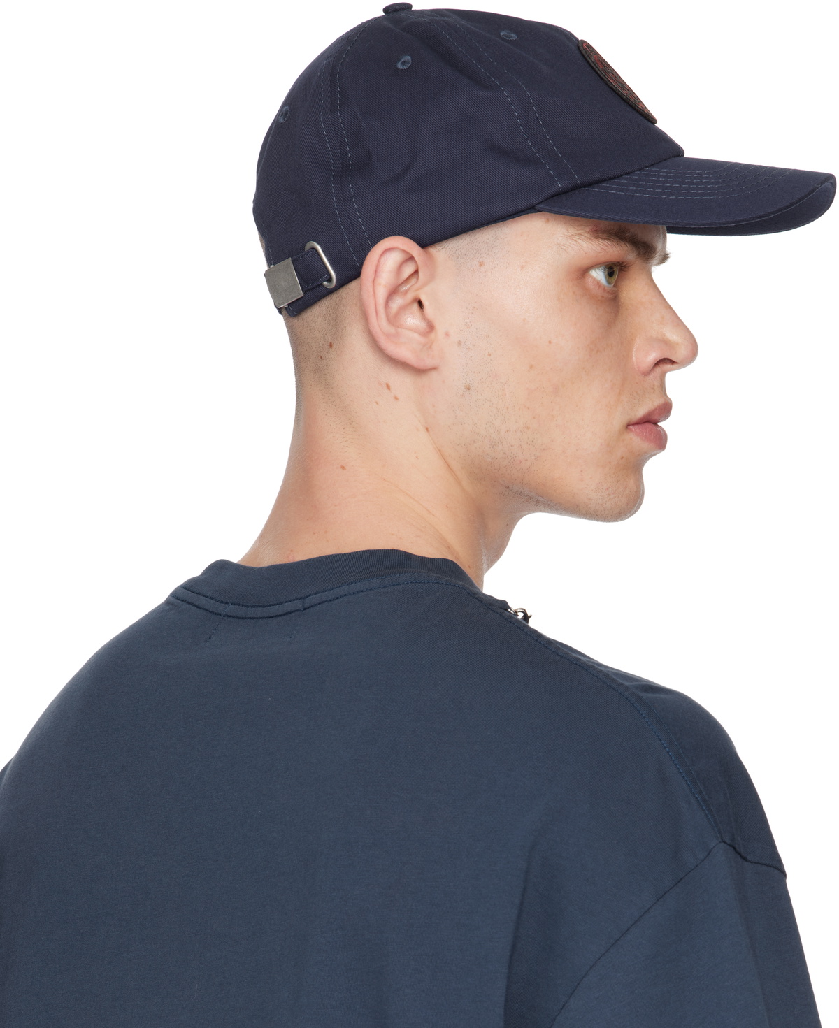 AMBUSH Navy Circle Logo Baseball Cap Ambush