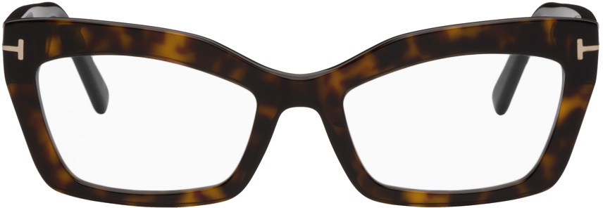 TOM FORD Tortoiseshell Cat-Eye Glasses TOM FORD