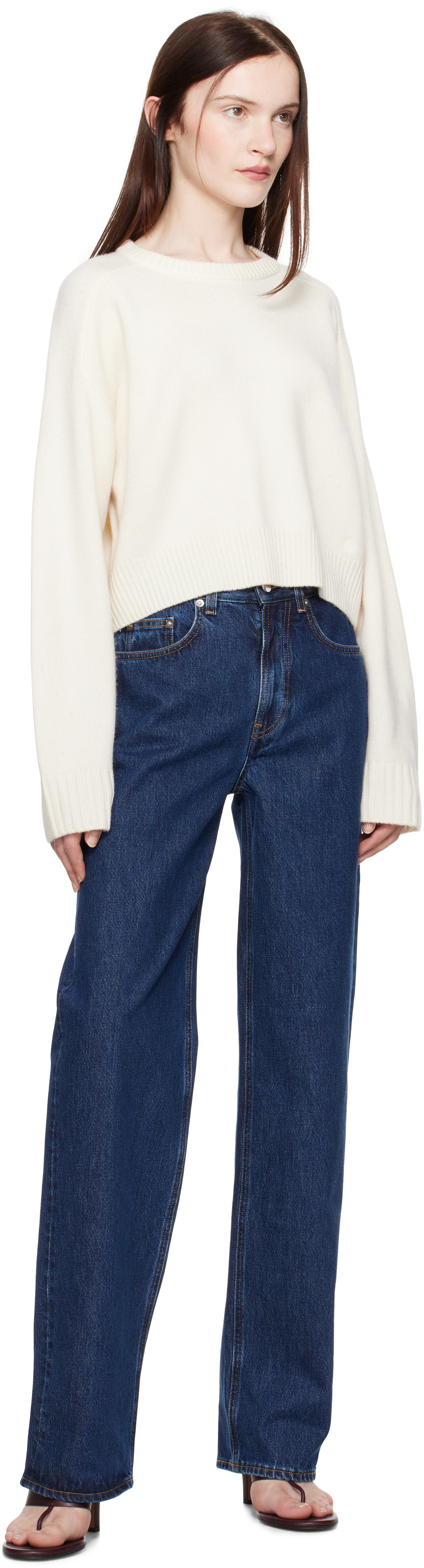 Loulou Studio Off-White Safi Sweater Loulou Studio
