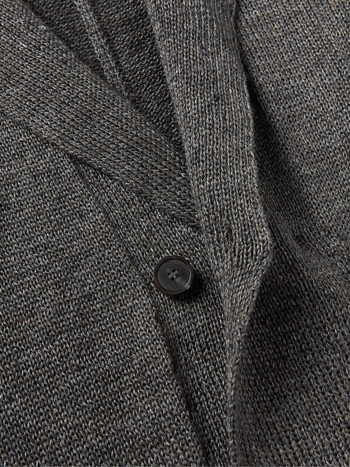 Inis Meáin - Relaxed Linen Cardigan - Gray Inis Meáin