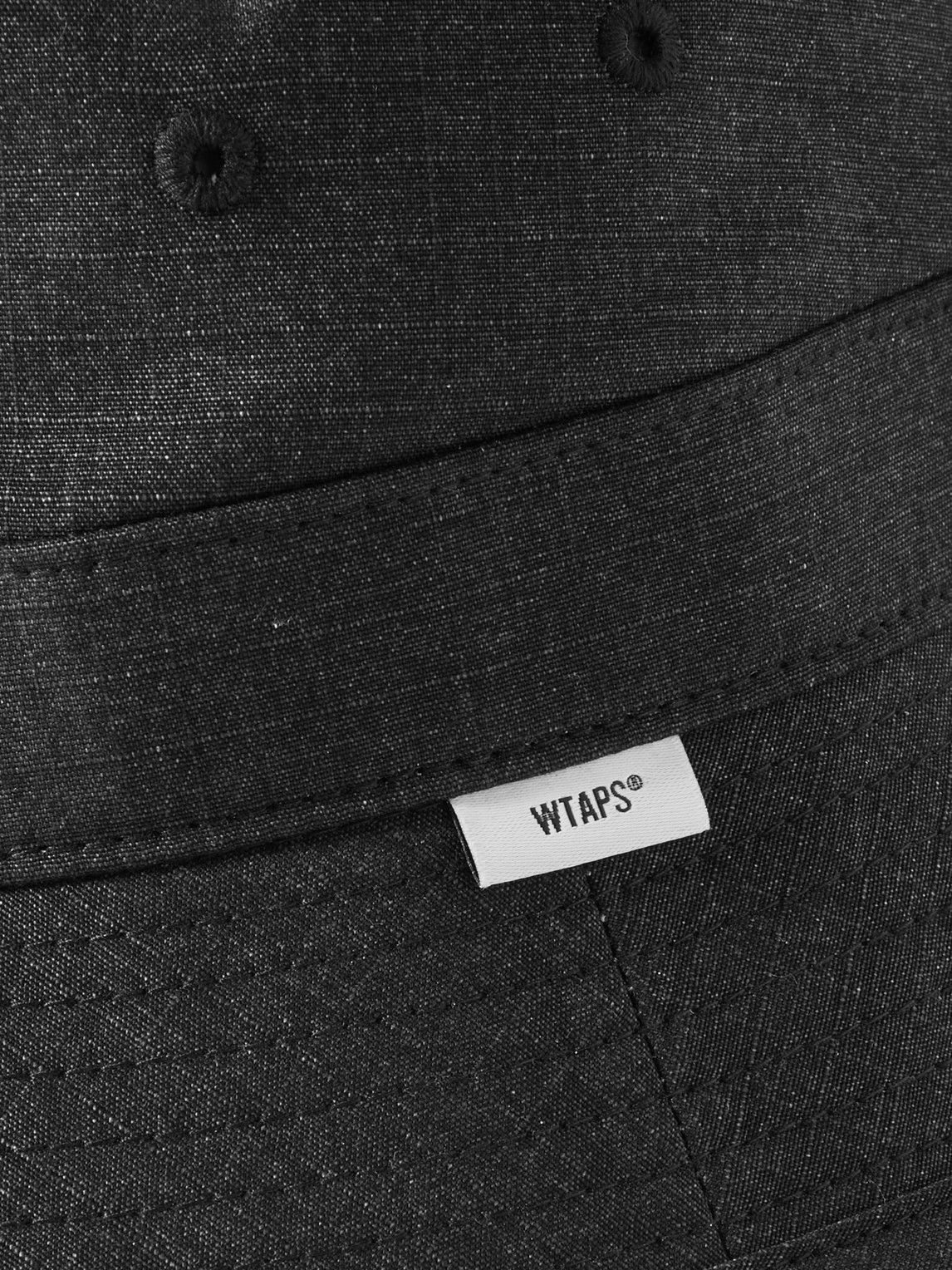 WTAPS - Logo-Appliquéd Cotton-Ripstop Bucket Hat - Black WTAPS