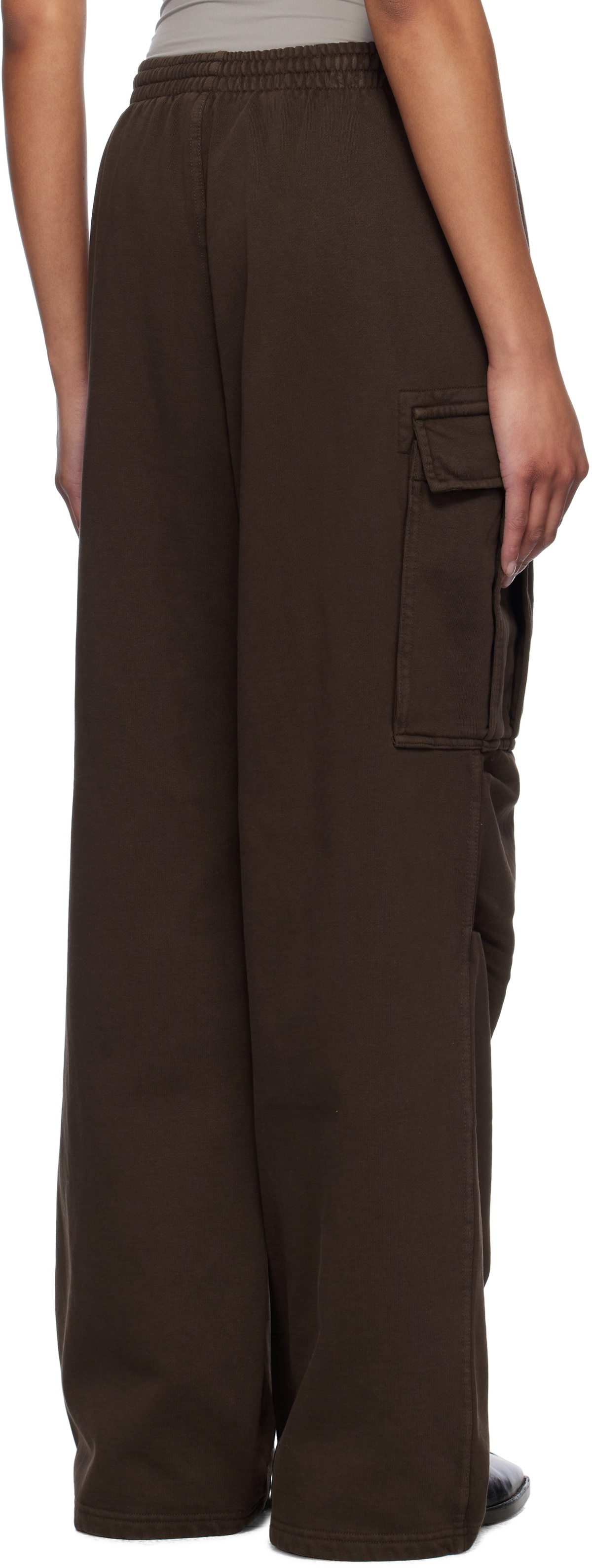 SKIMS Brown Boyfriend Fleece Cargo Lounge Pants SKIMS