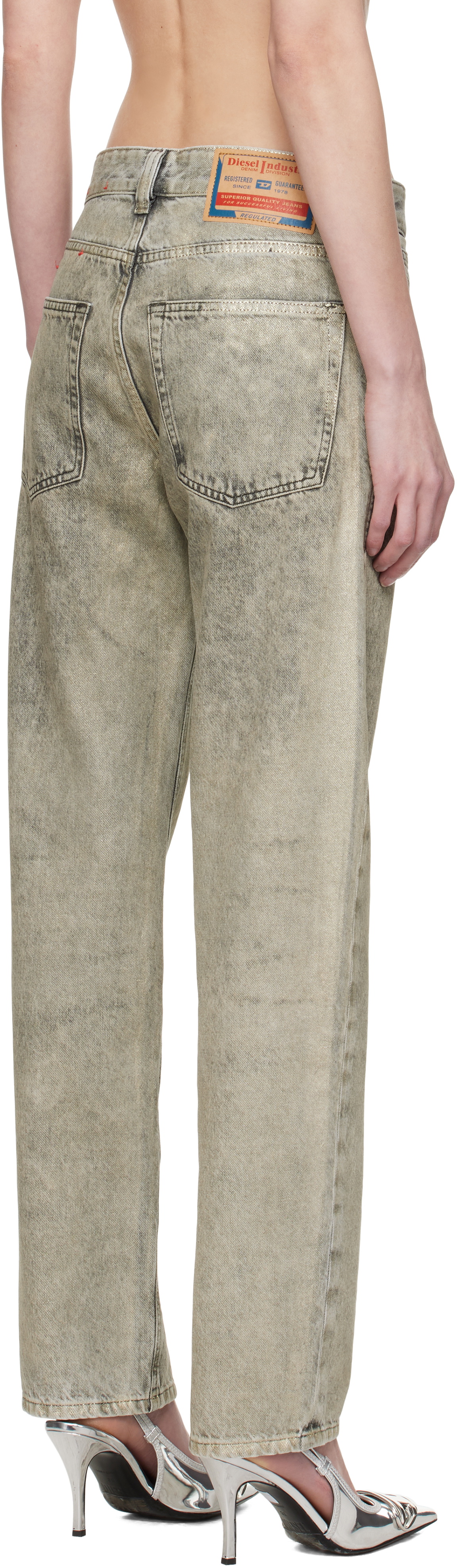Diesel Gray Regular 1988 D-Ark 09l79 Jeans Diesel