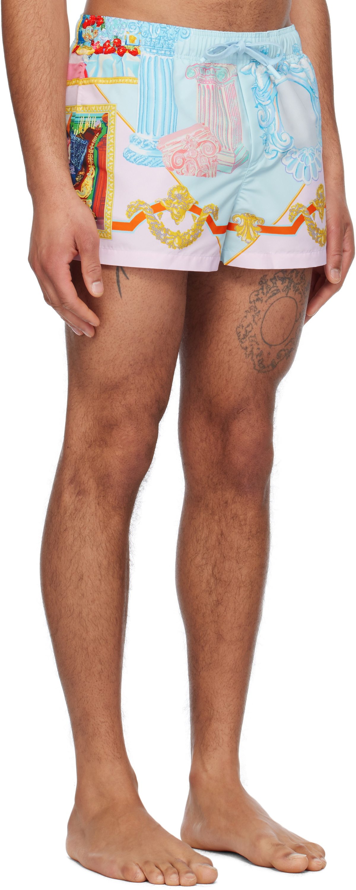 Versace Underwear Multicolor Versace Gallery Swim Shorts Versace Underwear