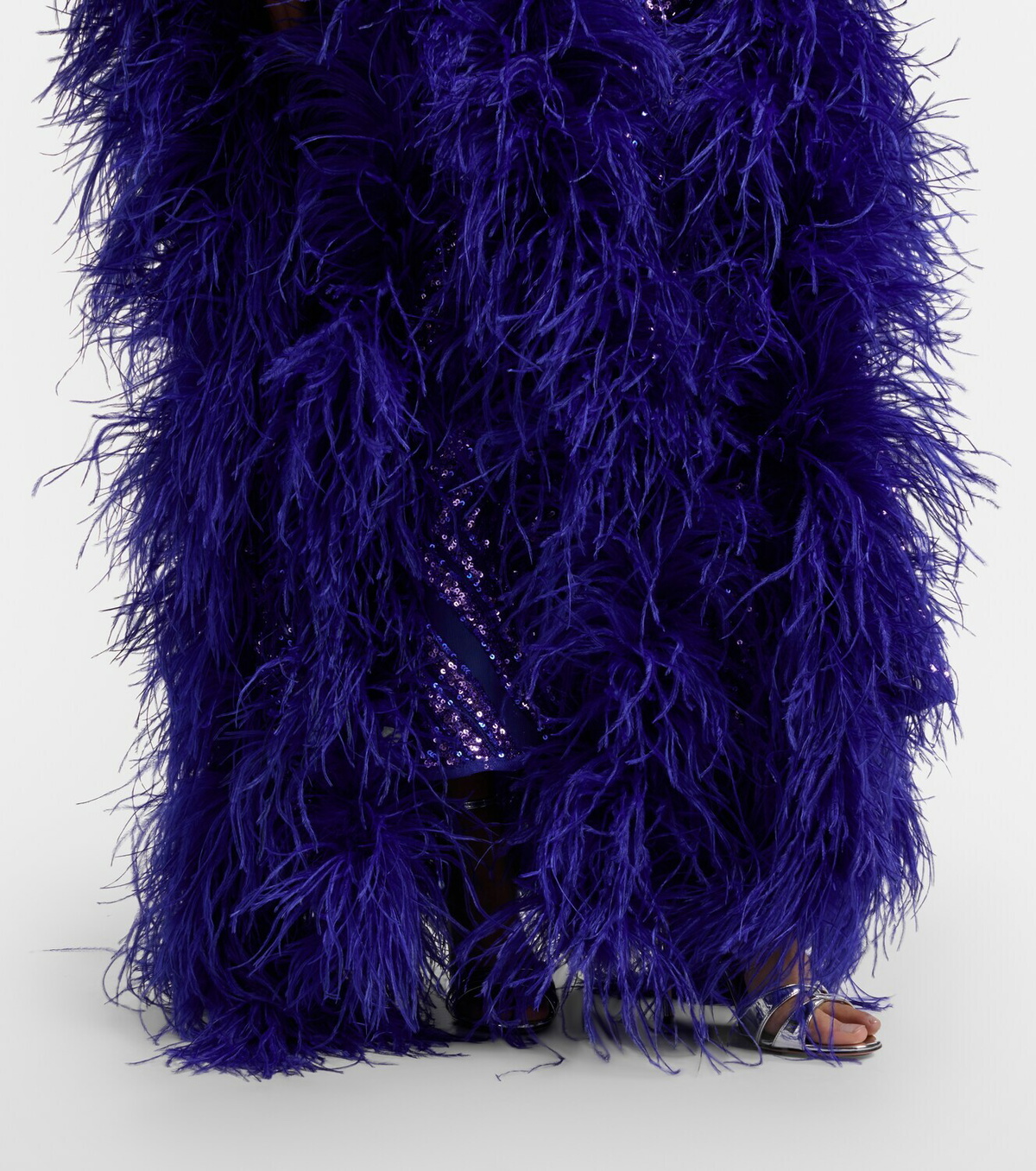 Taller Marmo Casta Diva Follies sequined tulle kaftan Taller Marmo