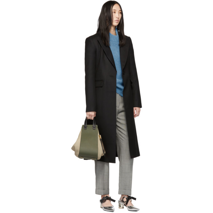 Tibi Black Wool Tuxedo Coat Tibi