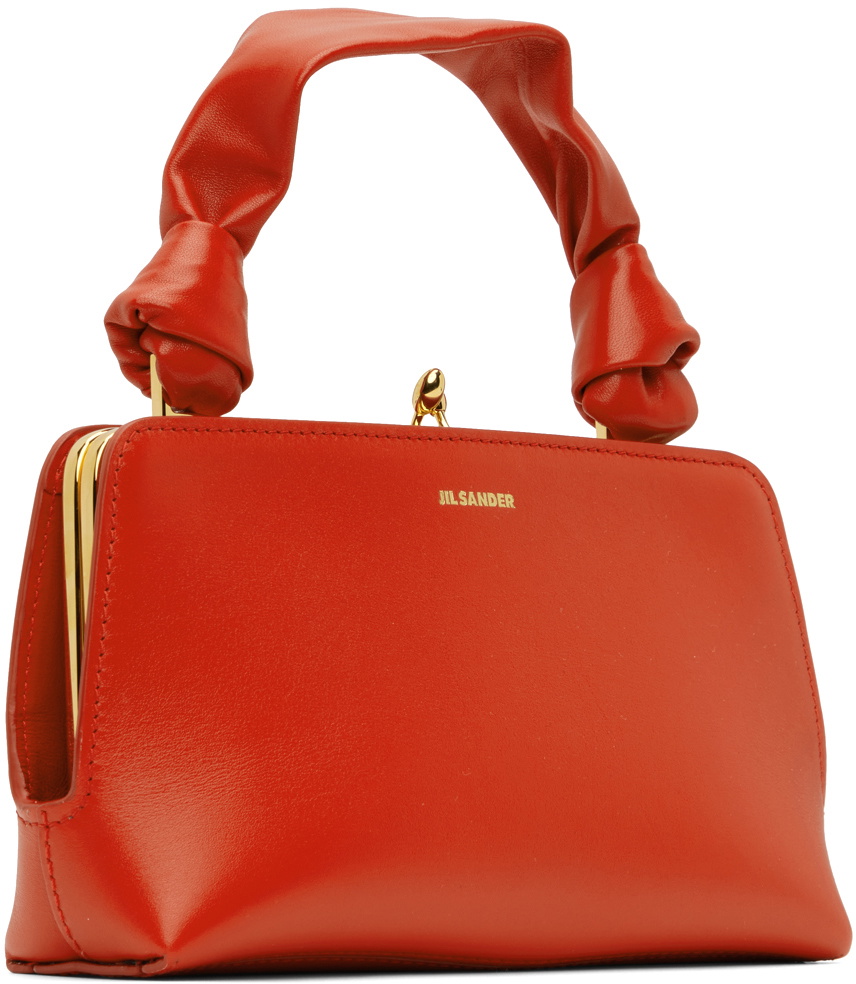 Jil Sander Red Mini Goji Bag Jil Sander
