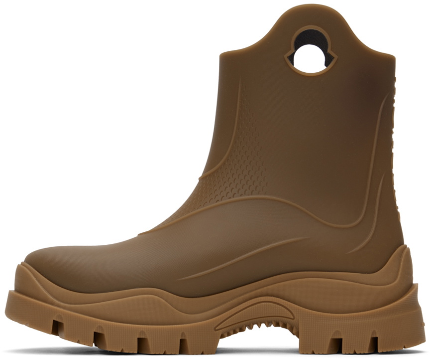 Moncler Brown Misty Rain Boots Moncler