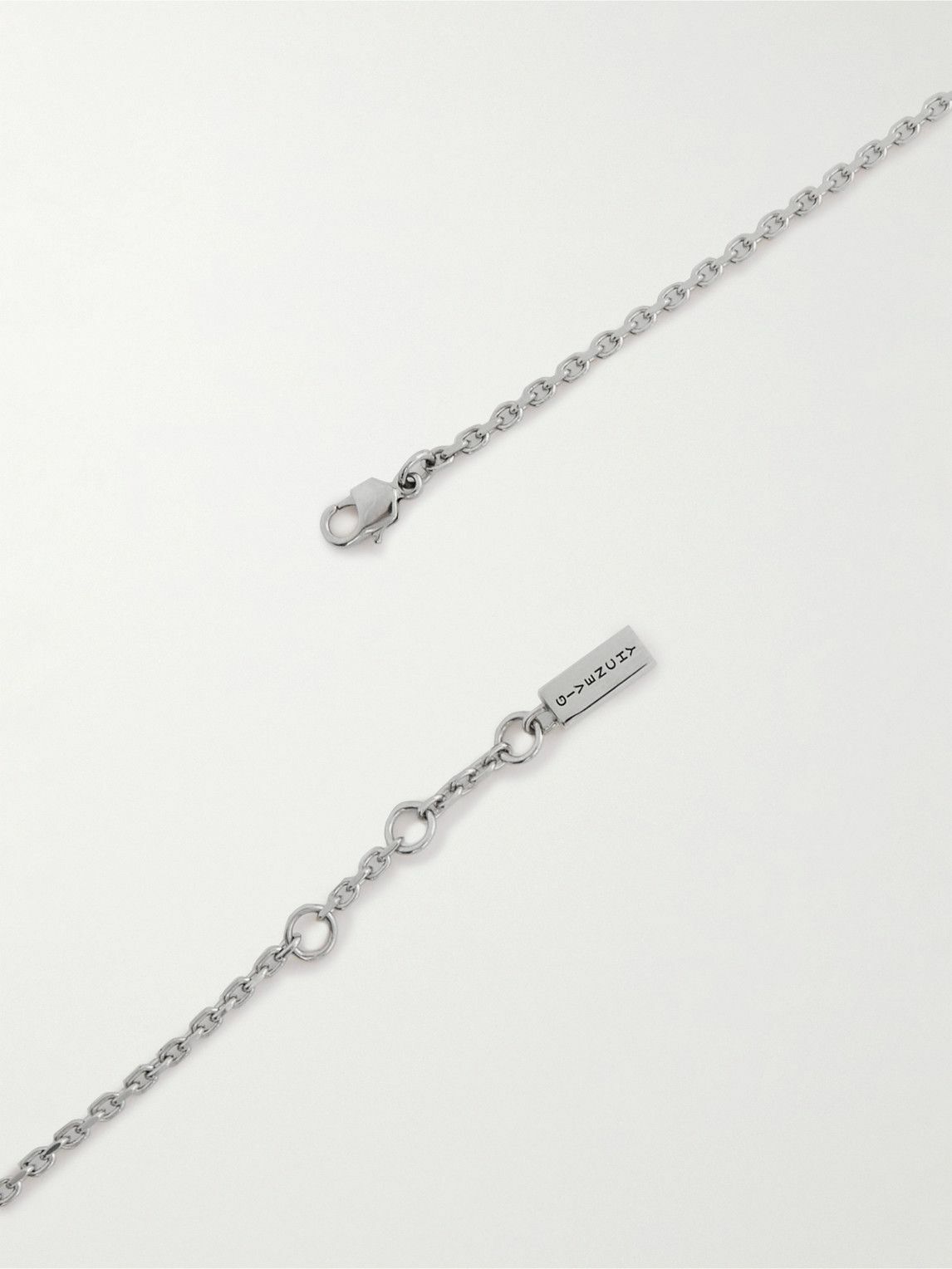 Givenchy - Logo-Engraved Silver-Tone Necklace Givenchy