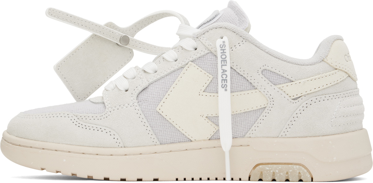 Off-White Gray & Off-White Slim Out Of Office Sneakers Off-White