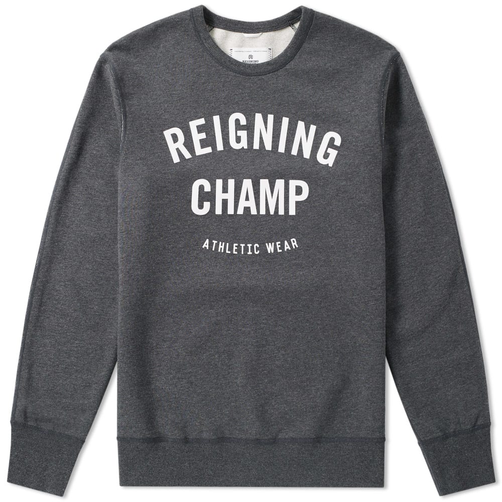 Reigning Champ Gym Logo Crew Sweat Reigning Champ