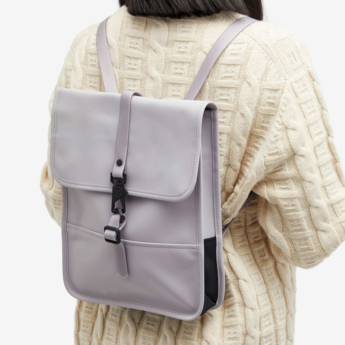 Rains Women's Micro Backpack in Flint Rains