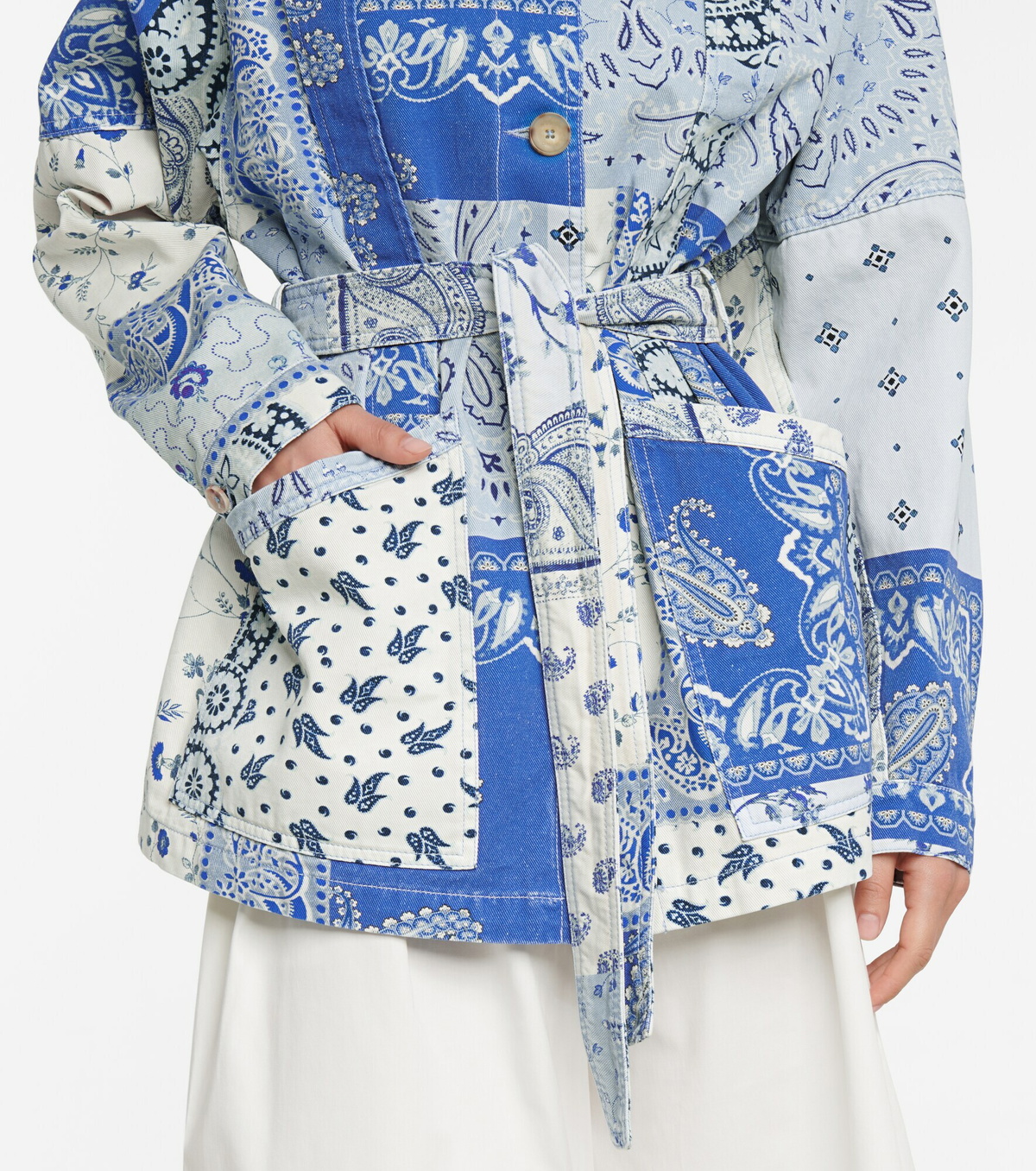 Etro - Patchwork cotton jacket Etro