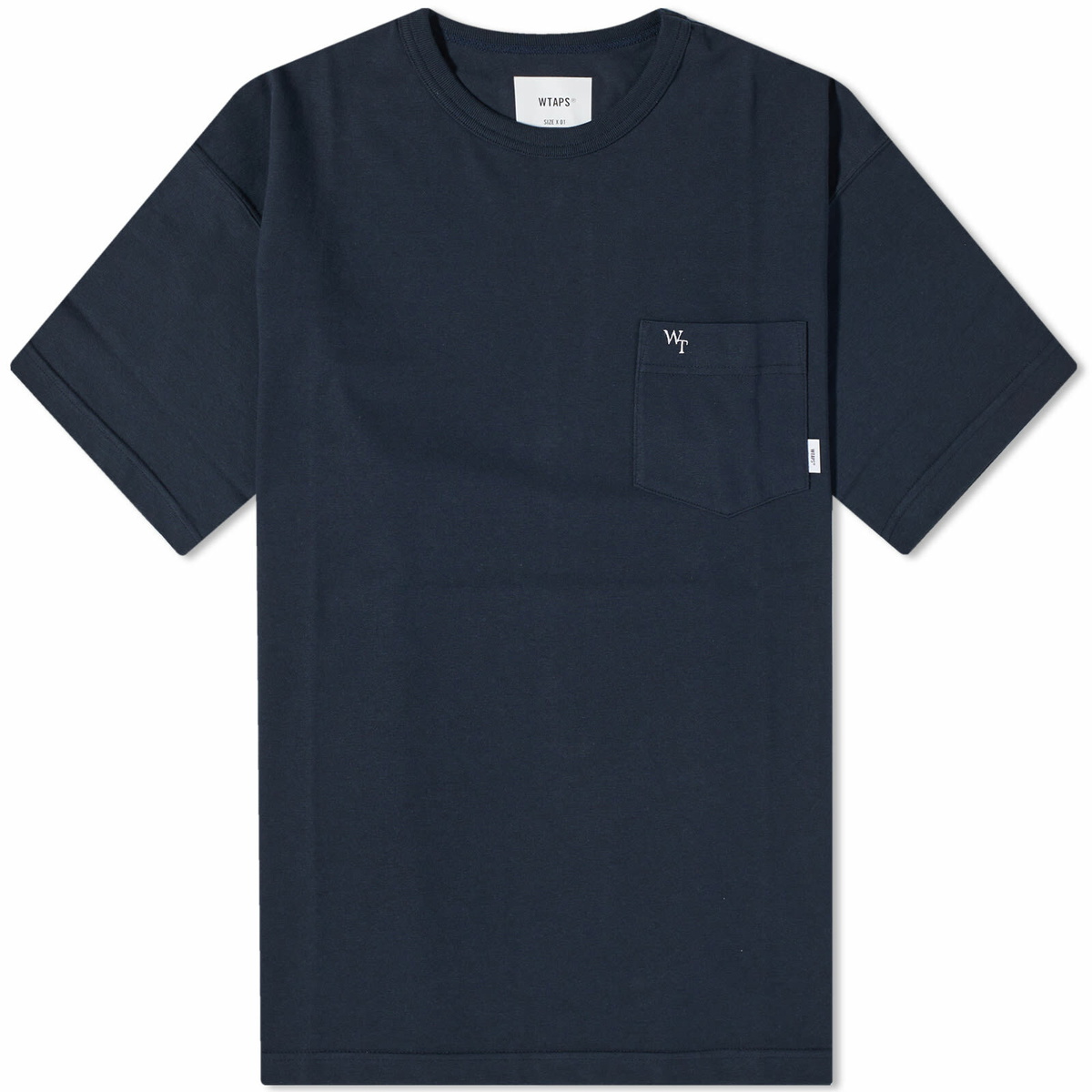 WTAPS Men's 23 Pocket Logo T-Shirt in Navy WTAPS