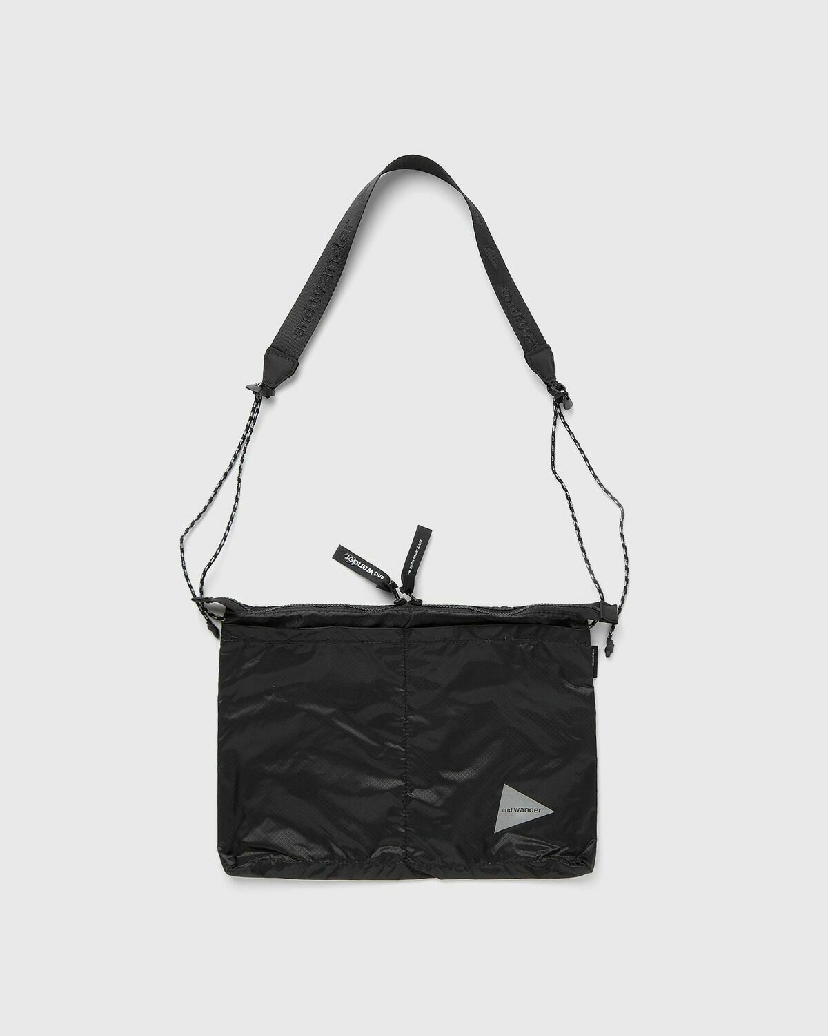 And Wander Sil Sacoche Grey Messenger & Crossbody Bags and Wander