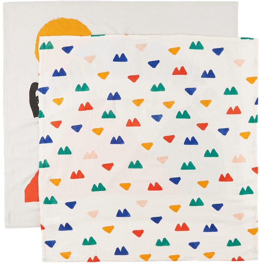Bobo Choses Kids Two-Pack Multicolor Landscape & B.C. Blanket Bobo Choses