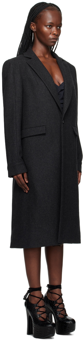 Vivienne Westwood Gray Alien Teddy Coat Vivienne Westwood