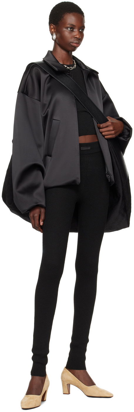 Fear of God ESSENTIALS Black Waffle Leggings Fear Of God Essentials