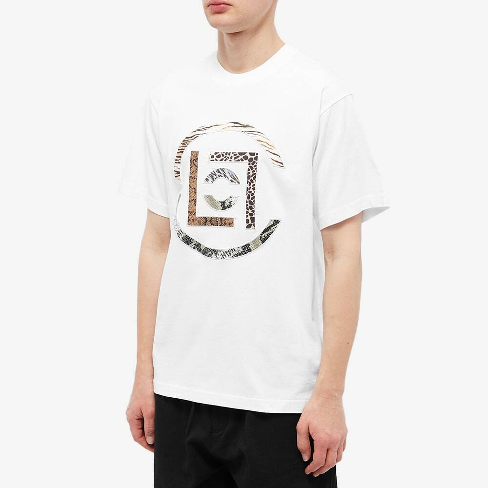 CLOT Patchwork Logo T-Shirt in White CLOT