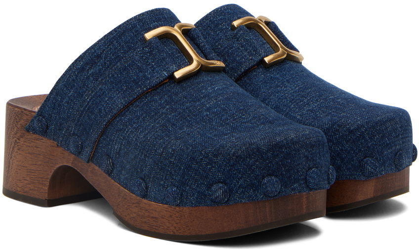 Chloé Blue Marcie Clogs Chloe