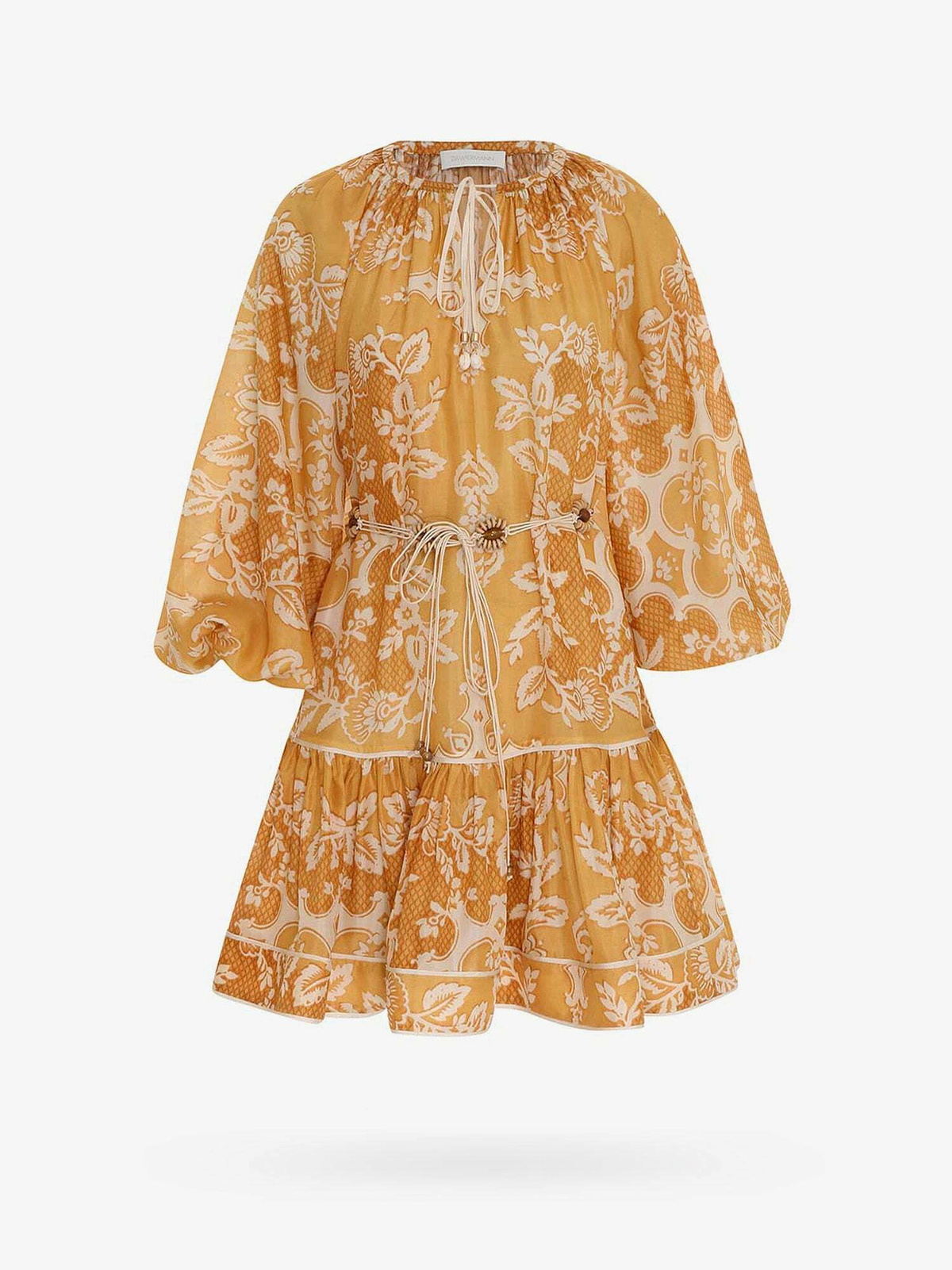 Zimmermann Dress Yellow Womens Zimmermann