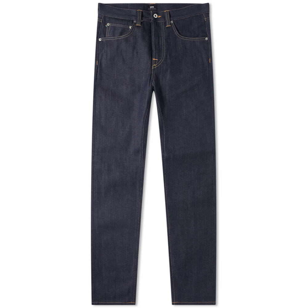 Edwin ED-55 Regular Tapered Jean Unwashed 63 Rainbow Selvedge Edwin