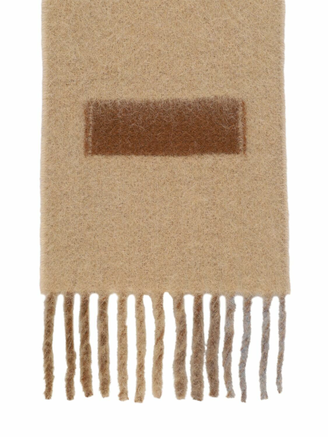 MARNI Wool Blend Logo Scarf Marni