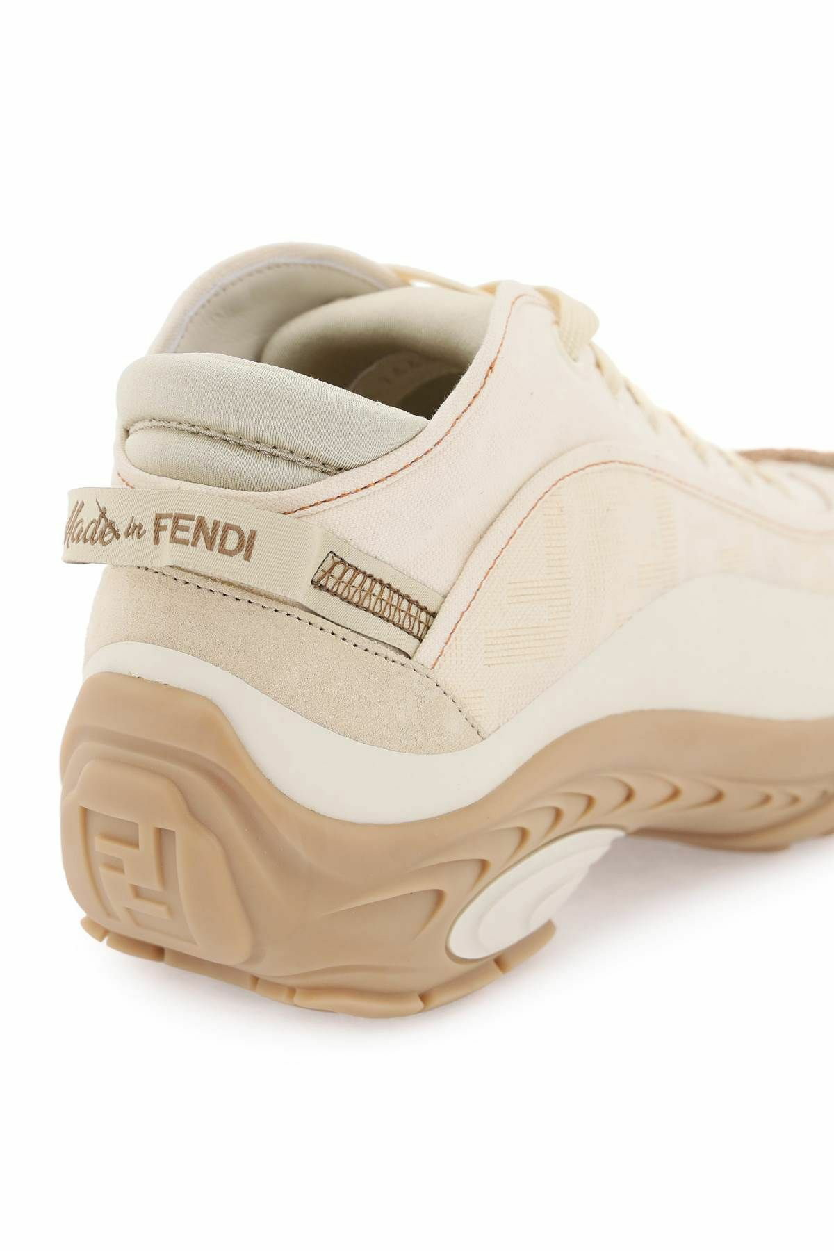 FENDI fendi lab mid-top sneakers for White Fendi