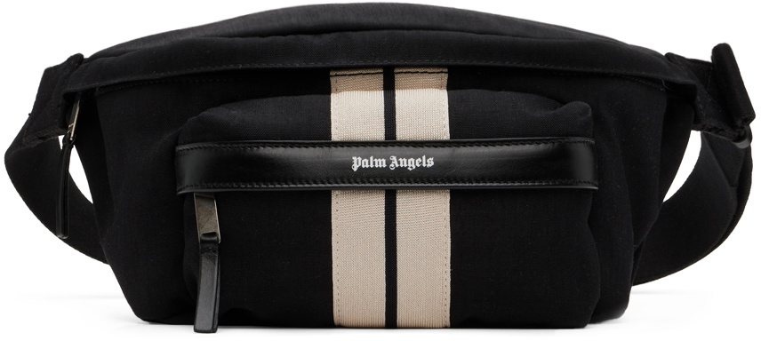 Palm Angels Black Classic Track Pouch Palm Angels