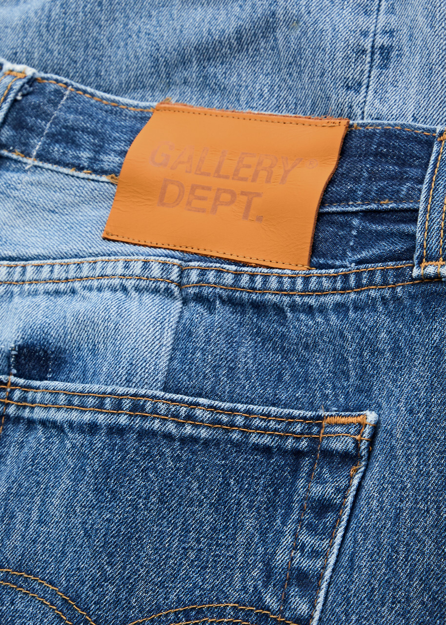 Gallery Dept. Kelly 5001 Patchwork Slim-leg Jeans Indigo Gallery Dept.