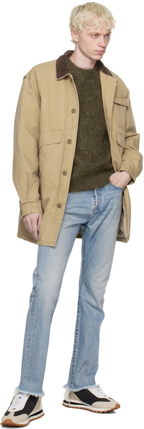 John Elliott Beige Hunting Field Jacket John Elliott