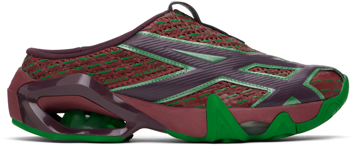 Asics Burgundy & Green GEL-STYRAX Sneakers ASICS