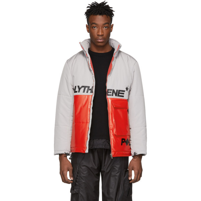 Polythene* Optics Grey and Red Logo Jacket Polythene* Optics