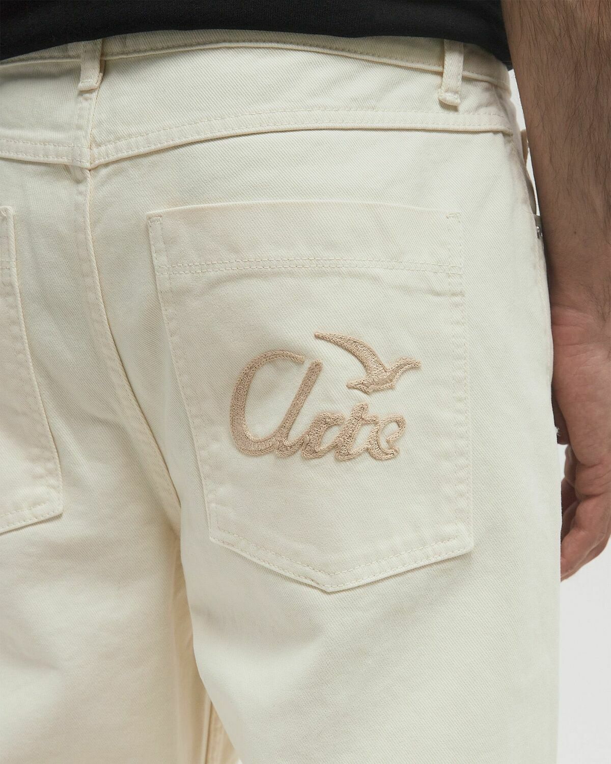 Arte Antwerp Bird pocket pants Beige Mens Casual Pant Arte Antwerp