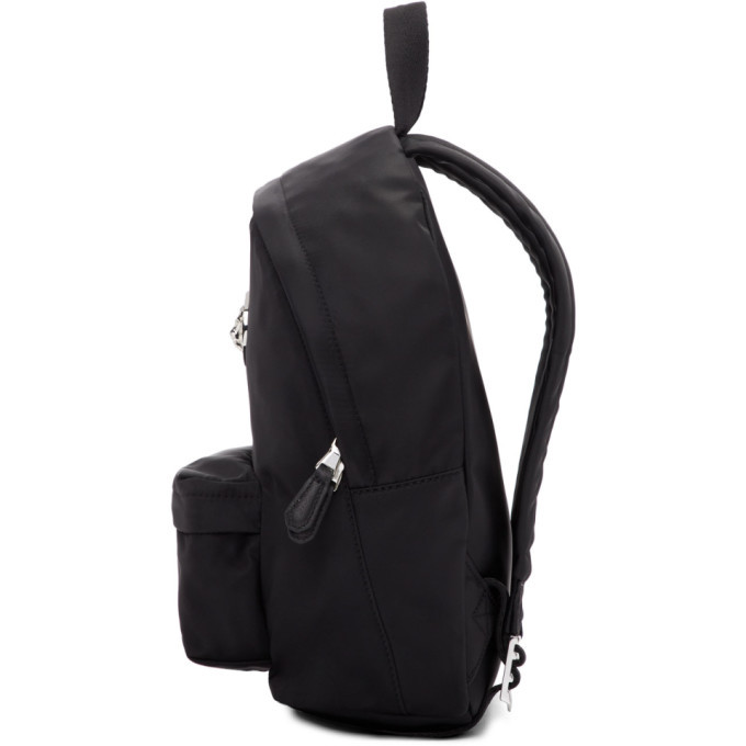 Versus Black Nylon Lion Backpack Versus