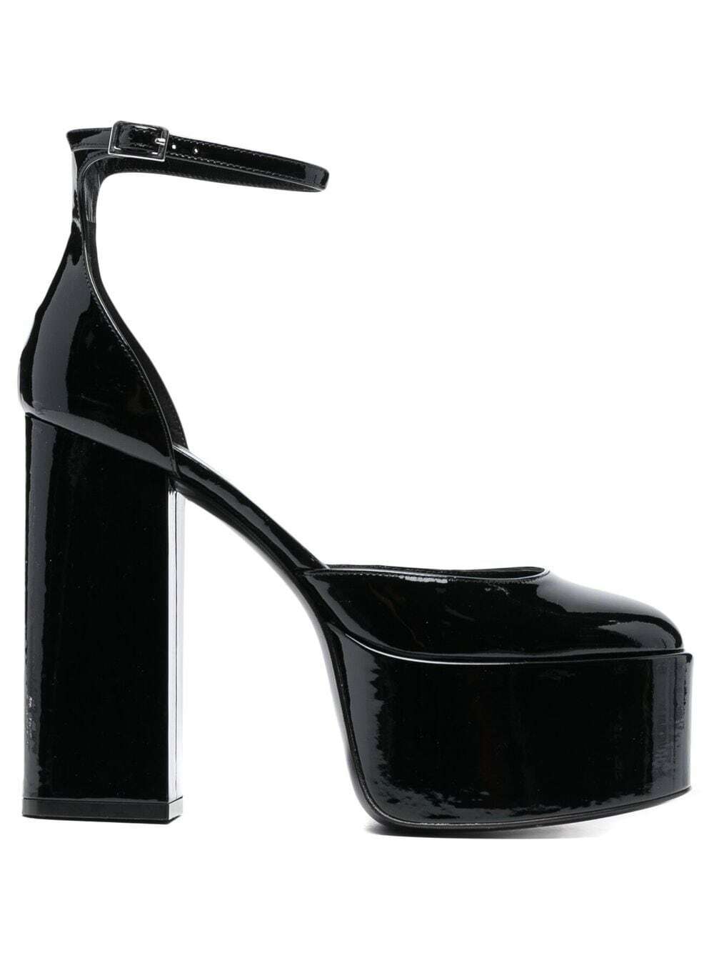 PARIS TEXAS - Dalilah Patent Leather Platform Sandals Paris Texas
