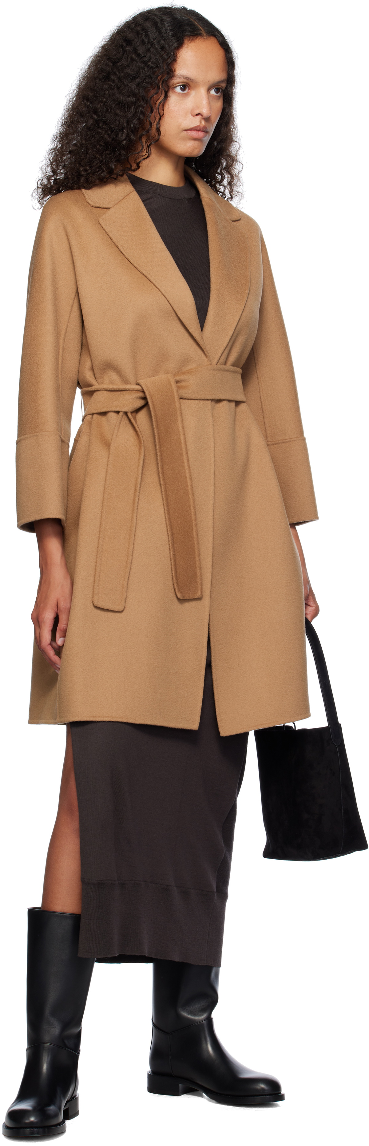Max Mara Tan Arona Coat Max Mara