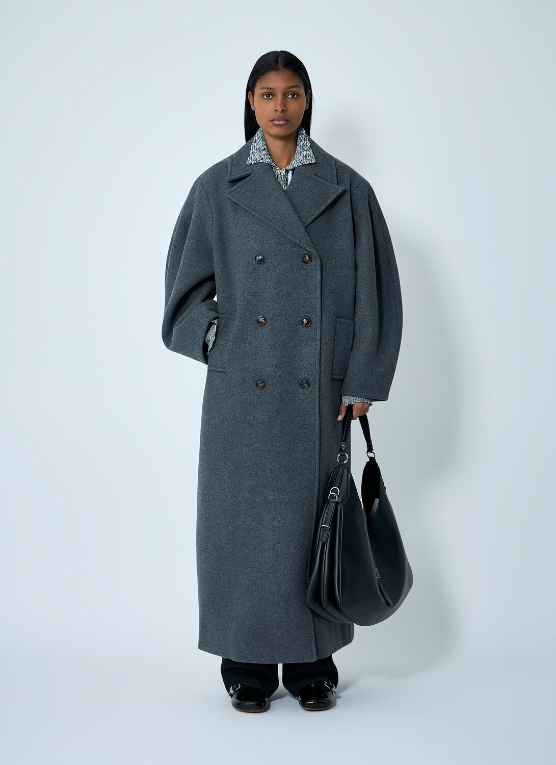 GANNI Wool-Blend Coat GANNI