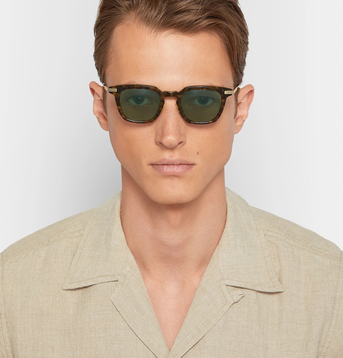 Native Sons - Asimov Square-Frame Tortoiseshell Acetate and Gold-Plated ...