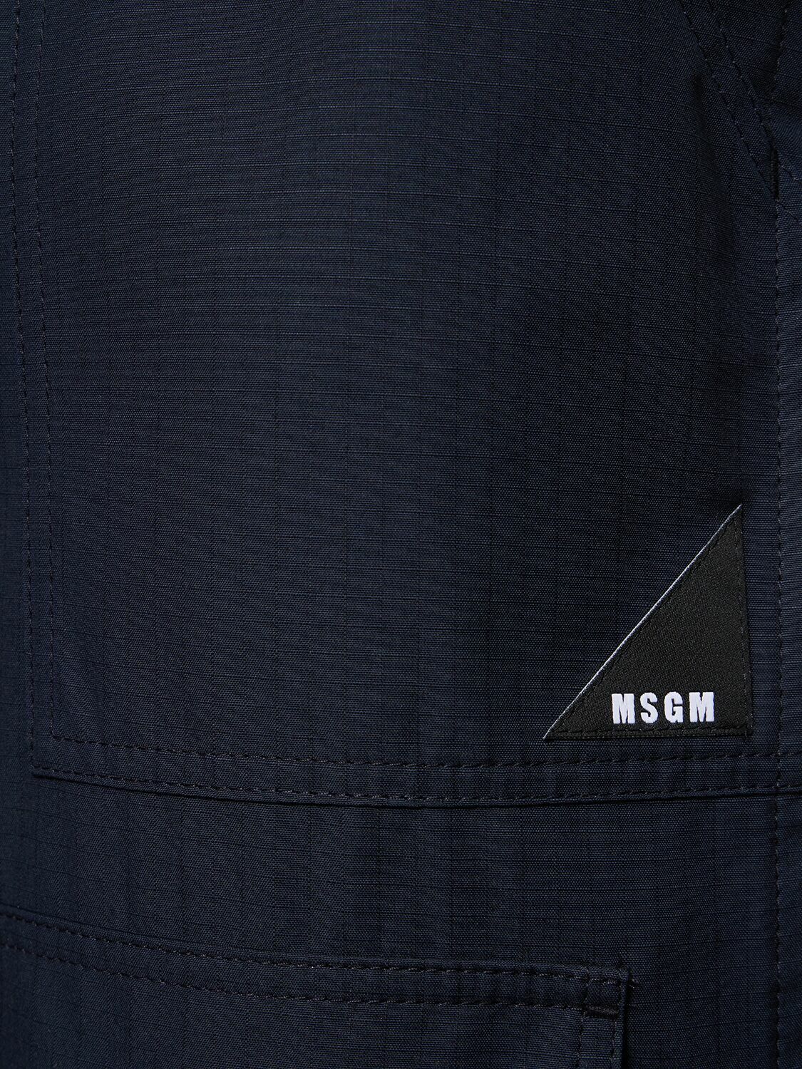 MSGM - Cotton Ripstop Cargo Pants MSGM