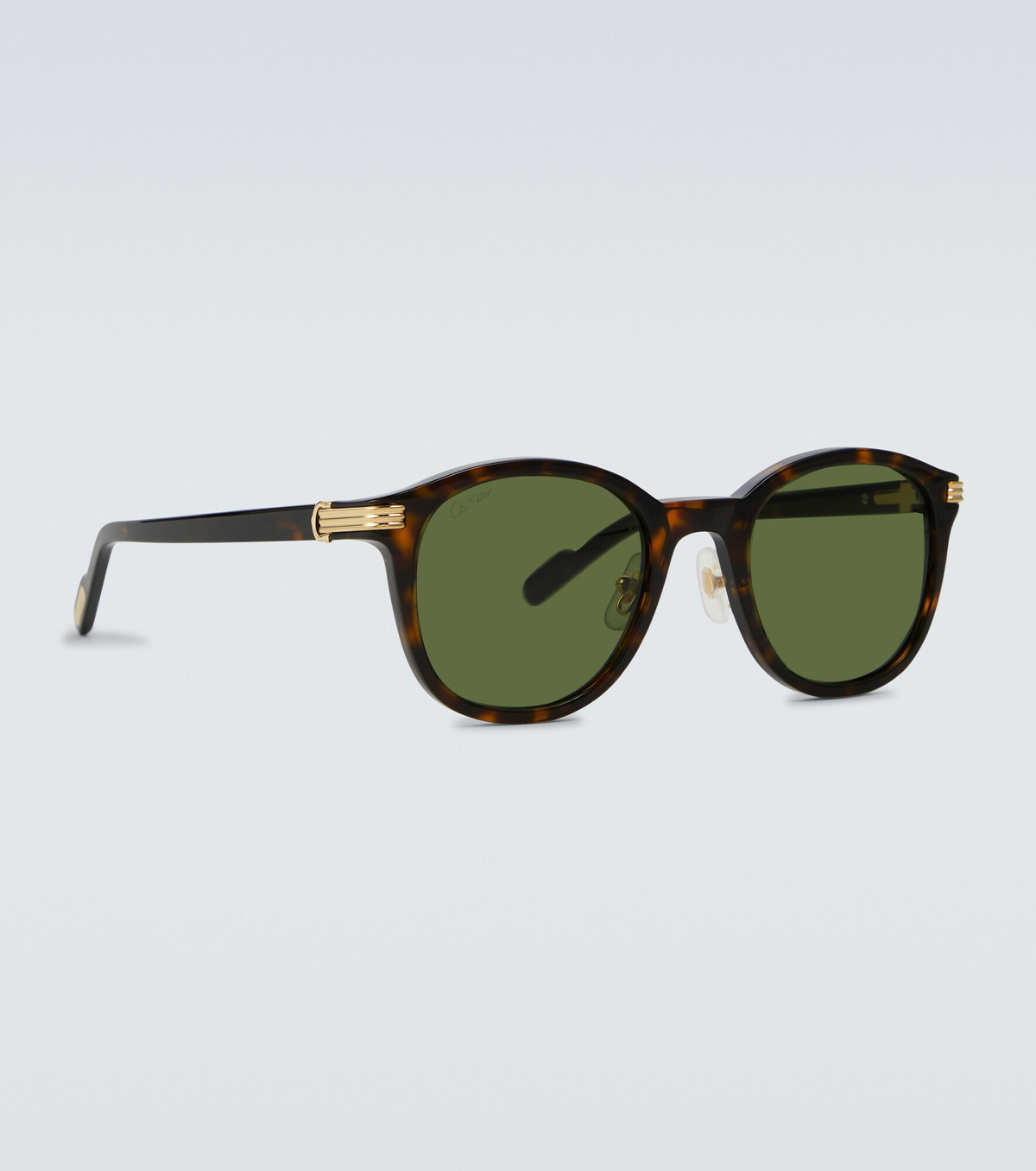 Cartier Eyewear Collection - Rounded acetate sunglasses Cartier