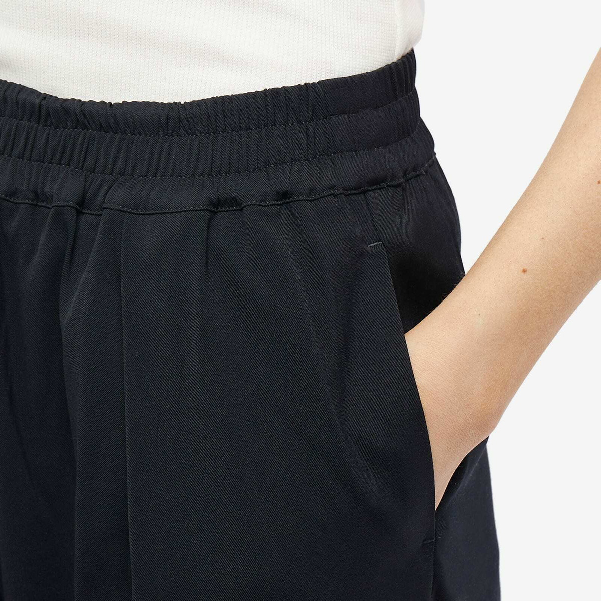 Samsøe Samsøe Women's Julia Wide Leg Trousers in Caviar Samsøe Samsøe