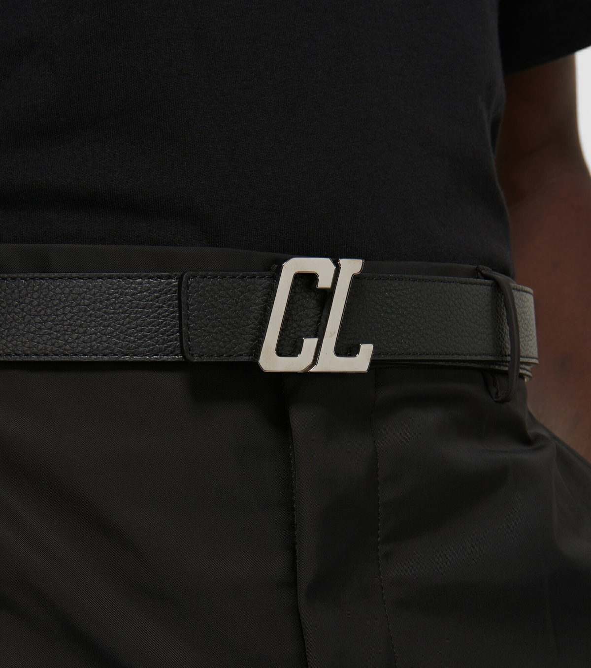 Christian Louboutin - CL logo leather belt Christian Louboutin