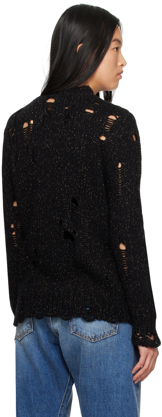 R13 Black Grunge Sweater R13