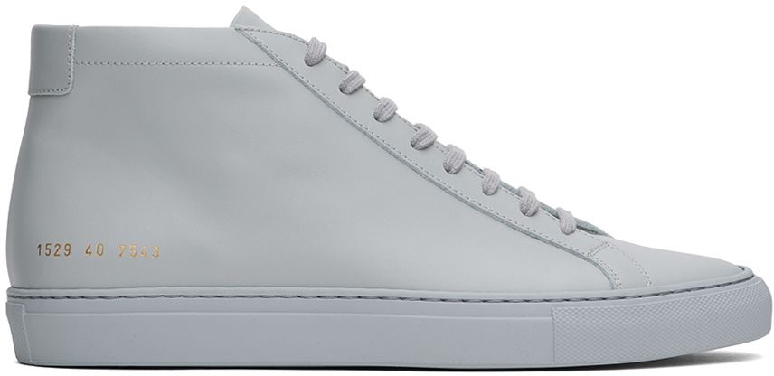Common Projects Gray Achilles Mid Sneakers Common Projects