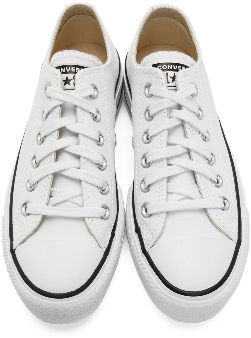 Converse White Chuck Taylor All Star Lift OX Sneakers Converse