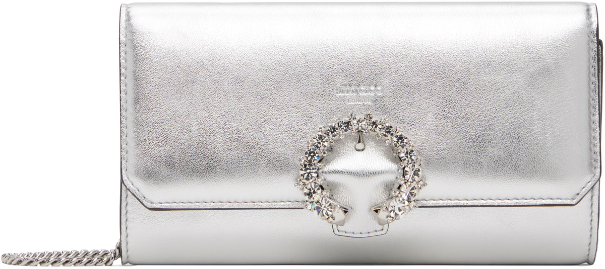 Jimmy Choo Silver Wallet/Chain Bag Jimmy Choo