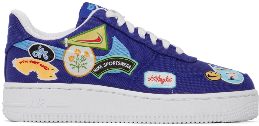 Nike Blue Air Force 1 '07 Sneakers Nike